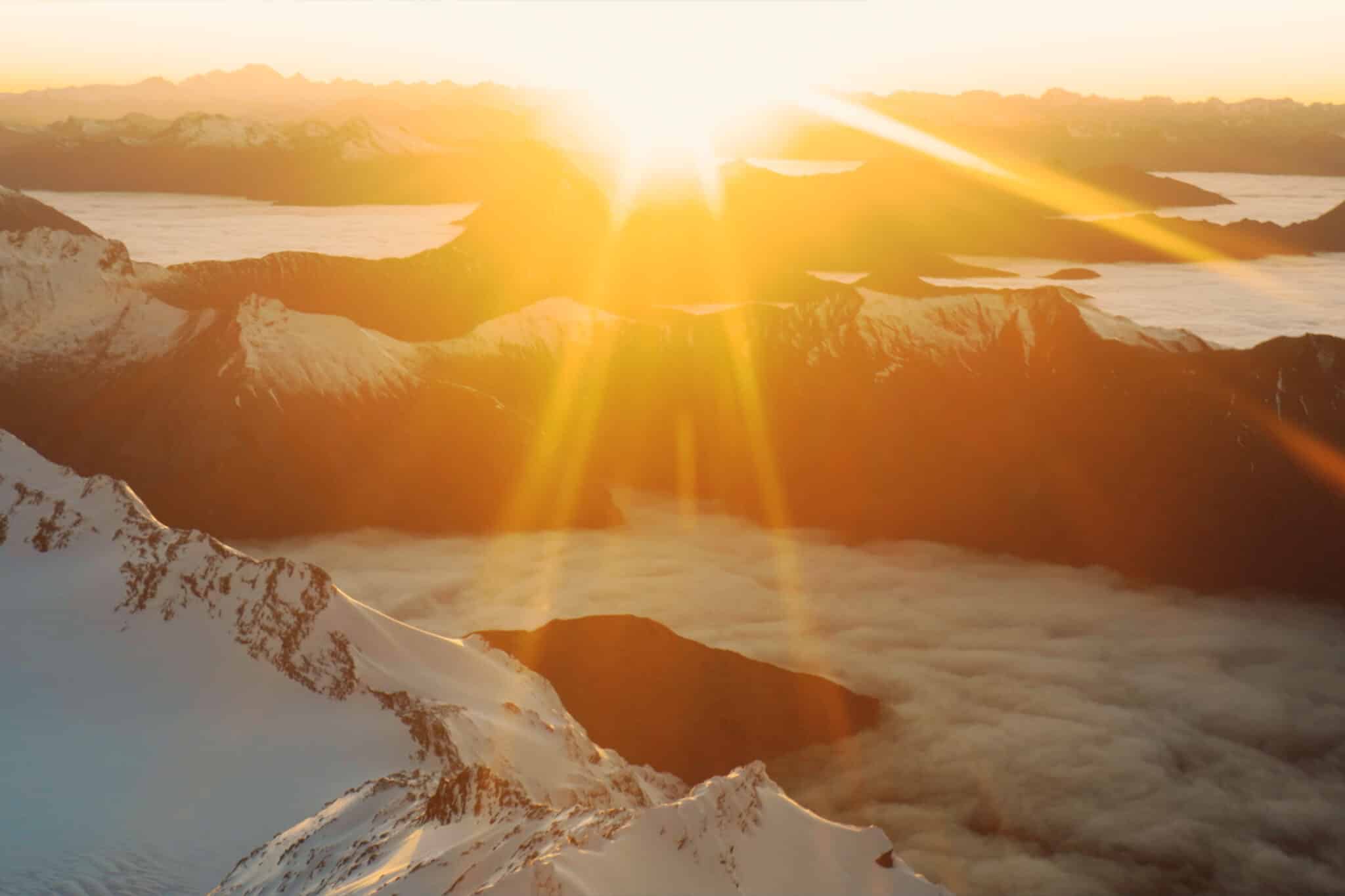 Take a Sunrise Flight Around Mt. Aspiring - Glenorchy Air